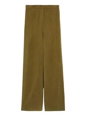 Max Mara High Waist Wide Leg Trousers - Green