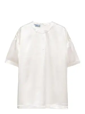 PRADA Prada Short-Sleeved Satin Top