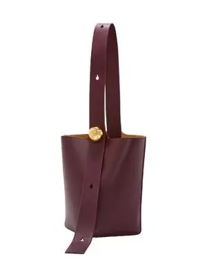 Loewe Loewe Medium Pebble Bucket Bag Red