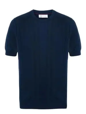 BRUNELLO CUCINELLI Knitted Cotton T-shirt