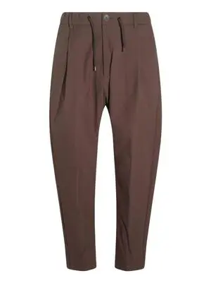 Herno Drawstring Pleated Trousers - Brown