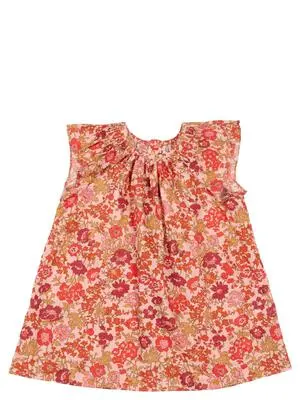 Bonpoint Carmella Floral Ruffled Dress - Multicolor