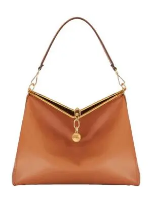 Etro Vela Pegaso Motif Large Shoulder Bag - Brown