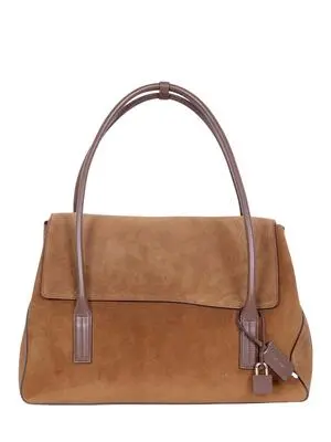 TOM FORD Top Handle Shoulder Bag - Brown