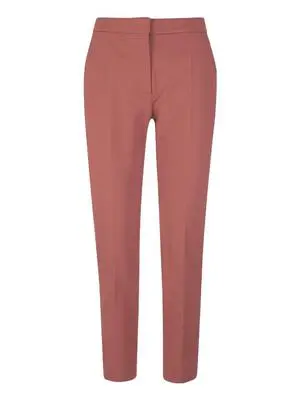 Max Mara Logo Straight Casual Pants - Pink