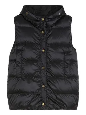 MAX MARA The Cube Button-Up Drawstring Gilet