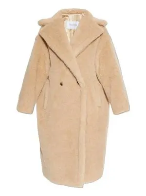 Max Mara Long-sleeved Coat - Nude