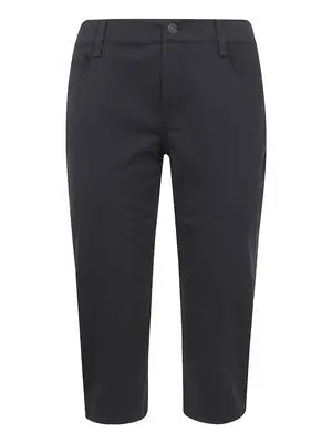 7 For All Mankind Belt Loop Capri Pants - Black