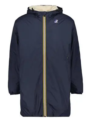K-WAY Le Vrai 4.0 Eiffel Jacket With Hood And Zip Closure - Black