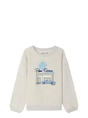 Bonpoint Long Sleeve Sweatshirt - Heather Ash