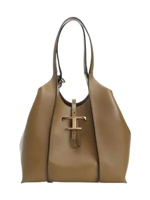 TOD'S Timeless Small Shopping Bag - Brown