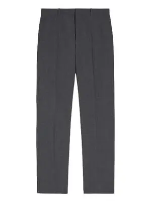 JIL SANDER Tailored Poplin Trousers - Stone Gray