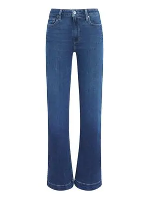 Paige Leenah Flared Jeans - Blue