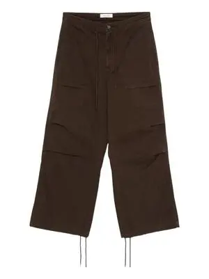 ENTIRE STUDIOS Workwear Trousers With Drawstring Waist - Black