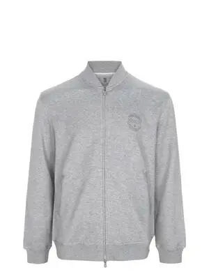 Brunello Cucinelli Full Zip Sweatshirt - Grey