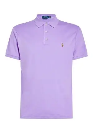 Polo Ralph Lauren Cotton Slim-fit Polo Shirt Purple