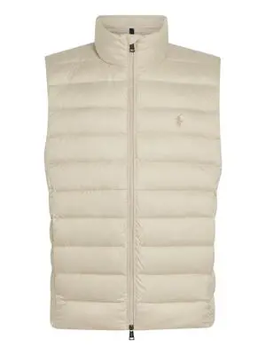 Polo Ralph Lauren Packable Down Gilet - Beige