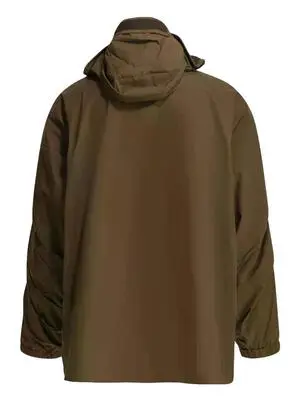 DAIWA PIER39 Hooded Button-up Coat - Brown
