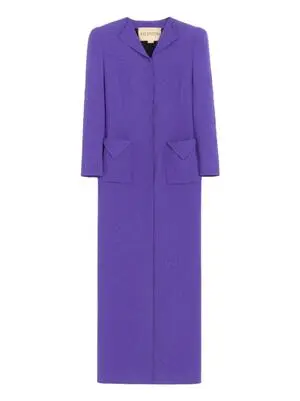 Valentino Garavani Valentino Long Sleeved Coat Blue