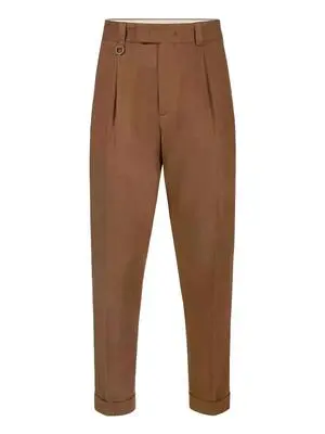 PAOLO PECORA Duomo Tailored Trousers - Brown