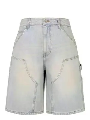 STUDIO TOMBOY Panelled Denim Shorts - Blue