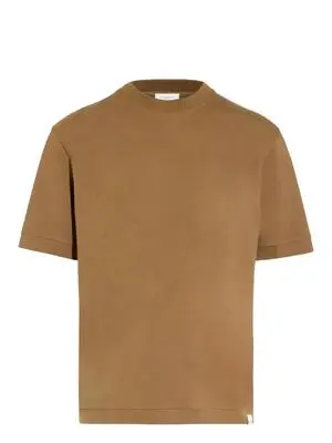 PAOLO PECORA Loose-fit Jersey T-shirt - Brown