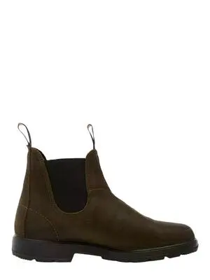 Blundstone Suede Chelsea Boots - Brown