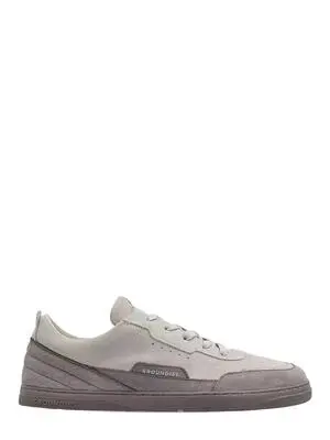 GROUNDS Panelled Suede Sneakers - Brown