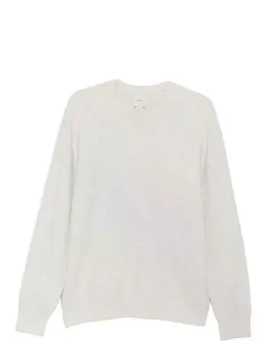 Calvin Klein Waffle Knit Logo Embroidered Sweater - Grey