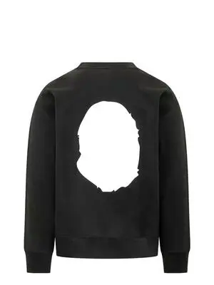 A BATHING APE Ape Head Graphic Print Sweatshirt - Black