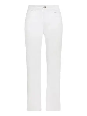 Seventy Five-pocket Straight-leg Jeans - White