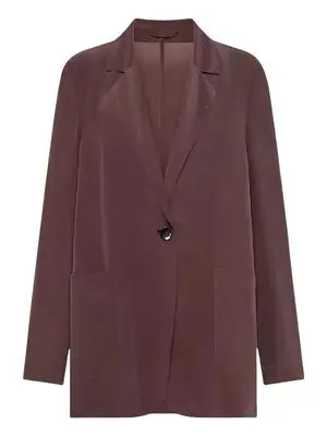Seventy Single-breasted Notched Lapel Blazer - Brown