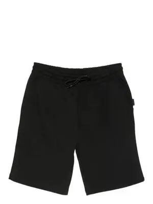 OUTHERE OUTHERE Logo Patch Drawstring Shorts Black