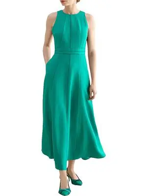 Reformation Petites Tagliatelle Linen Dress In Riviera - 50% Off |  Editorialist