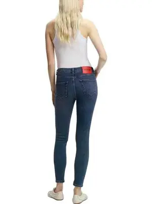 Hugo Logo Patch Skinny Jeans - Blue