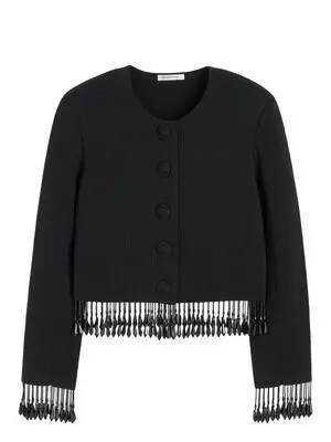 BY MALENE BIRGER Shelly Embellished Cardigan - Black