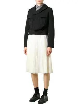 Comme Des Garçons Cropped Jacket - Black