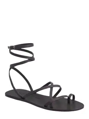 MANEBÍ Manebi X Alex Rivière Studio Valentina Ankle-Tie Flat Sandals