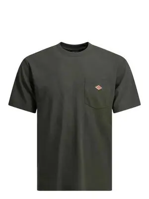 DANTON Logo-patch Pocket T-shirt - Grey