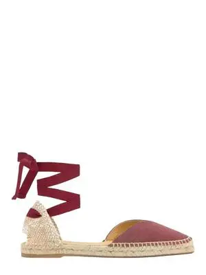 CastaÑer Brava Lace-up Espadrilles - Red