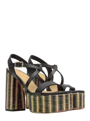 CastaÑer Felisa Platform Sandals - Black