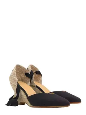 CastaÑer Jud Wedge Espadrilles - Black