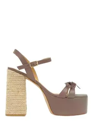 CastaÑer Florina Bow Detail Sandals - Brown