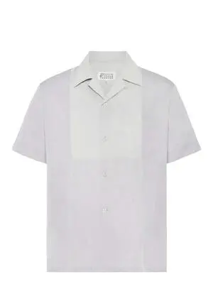 MAISON MARGIELA Panelled Short-sleeved Shirt - Grey