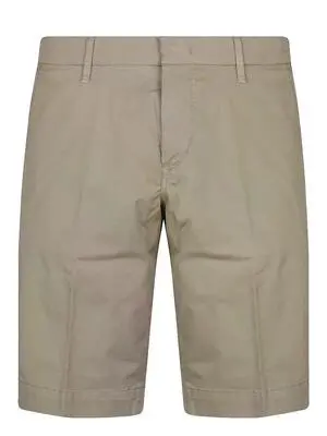 FAY Button-fastening Chino Shorts - Neutrals