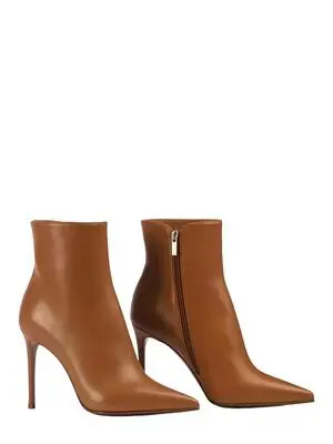 LE SILLA 100mm Eva Leather Boots - Brown