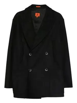 Barena Venezia Double-breasted Pocket Coat - Black