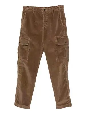 Incotex Corduroy Cargo Trousers - Brown