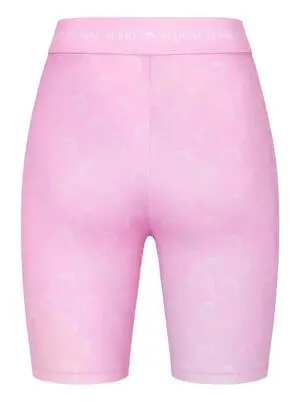 MARINE SERRE Moon Print Bike Shorts - Pink