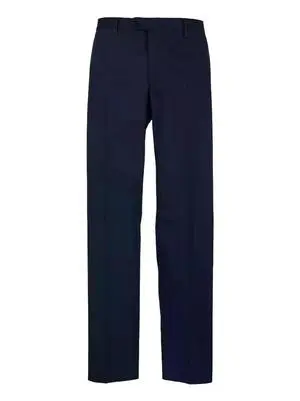 BRIGLIA 1949 Navy Tailored Trousers - Blue